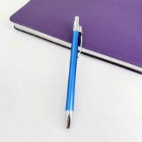 China Wholesale Advertising Press Logo Ball Pen 1.0mm Colorful Retractable Ballpoint Pen for sale