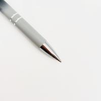 China New Gradient Color Metal Barrel Ballpoint Pen 1.0mm Aluminum Gift Ball Pen for sale