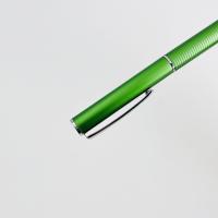China High End Aluminum Twist Ball Pen Colorful Anti-slip Grip Smooth Writing Ballpoint Pen for sale