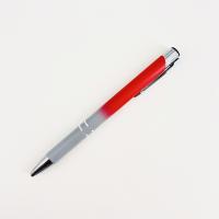 China New Gradient Color Metal Barrel Ballpoint Pen 1.0mm Aluminum Gift Ball Pen for sale