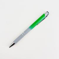 China New Gradient Color Metal Barrel Ballpoint Pen 1.0mm Aluminum Gift Ball Pen for sale