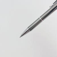 China Office Stationery Aluminum Press Ballpoint Pen 1.0mm Fluent Writing Custom Logo Ball Pen for sale