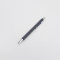 China Colorful Retractable Metal Ball Pen Spray Painted Aluminum Barrel Press Ballpoint Pen for sale