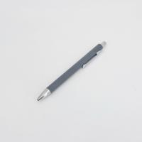China Colorful Retractable Metal Ball Pen Spray Painted Aluminum Barrel Press Ballpoint Pen for sale