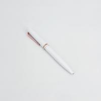 China Business Style Aluminum Barrel Press Type Ballpoint Pen 1.0mm Classic Ball Pen for sale