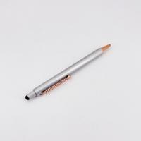 China Luxury Texture Matte Ball Pen Aluminum Barrel Touch Screen Press-Type Ballpoint Pen for sale