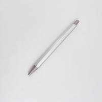 China Classic Design Retractable Ball Pen Hexagonal Barrel Aluminum Press Ballpoint Pen for sale
