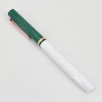China Colorful Plug In Type Metal Roller Ball Pen 0.5mm Aluminum Barrel Signature Pen for sale