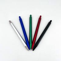 China Classic Design Retractable Ball Pen Hexagonal Barrel Aluminum Press Ballpoint Pen for sale