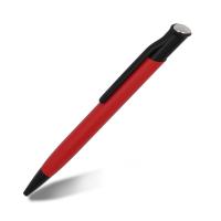 China Office School Stationery Metal Bevel Top Pressing Ballpoint Pen With Logo for sale
