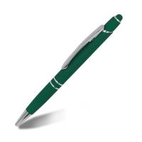 China Custom Logo Metal Touch Screen Ballpoint Pen Soft Rubber Surface Smooth Writing Ball Pen for sale