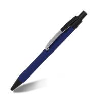 China Colorful Metal Ballpoint Pen Press Style Classic Aluminum Ball Pen With Clip for sale