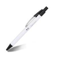 China Colorful Metal Ballpoint Pen Press Style Classic Aluminum Ball Pen With Clip for sale