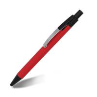 China Colorful Metal Ballpoint Pen Press Style Classic Aluminum Ball Pen With Clip for sale