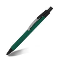 China Colorful Metal Ballpoint Pen Press Style Classic Aluminum Ball Pen With Clip for sale