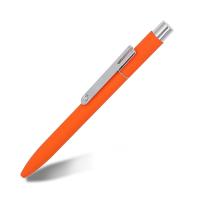 China Soft Rubber Colorful Aluminum Business Ballpoint Pen Retractable Ball Pen With Customized Logo for sale