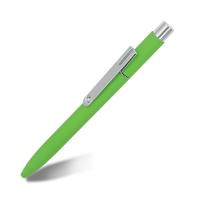 China Soft Rubber Colorful Aluminum Business Ballpoint Pen Retractable Ball Pen With Customized Logo for sale