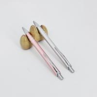 China Business Office Smooth Aluminum Press Ballpoint Pen With Customize Logo for sale