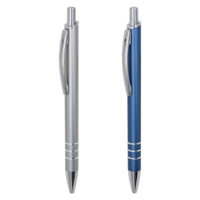 China Business Office Smooth Aluminum Press Ballpoint Pen With Customize Logo for sale