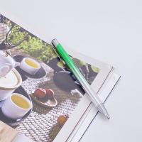 China Stationery Supply Gradient Aluminum Press Ballpoint Pen Promotion Logo Ball Pen for sale
