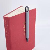 China High Quality Soft Rubber Business Ballpoint Pen Simple Press Ball Pen With Clip for sale
