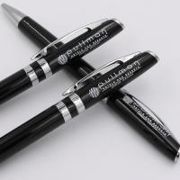 China High Quality Office Stationery 1.0mm Aluminum Twist Ballpoint Pen With Logo for sale