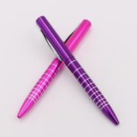 China Promotional Twist-type Metal Ballpoint Pens With Blue Ink 1.0mm Advertising Office Gift Pen for sale