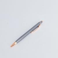 China Colorful Aluminum Ball Pen Press Ballpoint Pen School Office Stationary for sale