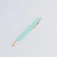China Colorful Aluminum Ball Pen Press Ballpoint Pen School Office Stationary for sale