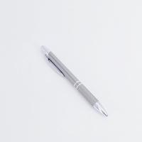 China Luxury Matte Aluminum Barrel Ball Pen Press Type Ballpoint Pen for sale