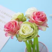 China Creative Rose Shaped Gel Pen 0.5mm Needle Tube Smooth Writing Pens for sale