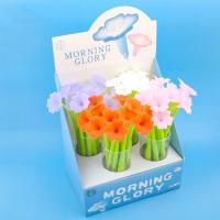 China Creative Flower Shape Neutral Pen Plastic 0.5mm Gel Pen for sale