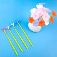 China Creative Flower Shape Neutral Pen Plastic 0.5mm Gel Pen for sale