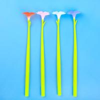 China Creative Flower Shape Neutral Pen Plastic 0.5mm Gel Pen for sale