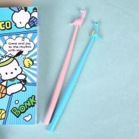 China Cartoon Dinosaur Neutral Pen Silicone Cute Personalized Promotion Gel Pen for sale