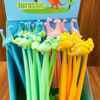 China Cartoon Dinosaur Neutral Pen Silicone Cute Personalized Promotion Gel Pen for sale