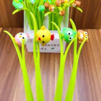 China Colorful Soft Rubber Little Bird Gel Pens Wobble Neutral Pen for Gifts Prizes for sale