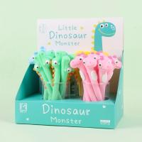 China Unique Design Cartoon Crocodile Dinosaur Silicone Gel Pens for Kids for sale