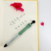 China Creative Panda Rotating Gel Pen 0.5mm ST Tips Soft Grip Neutral Pen for sale