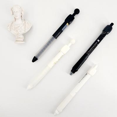 China High Quality Rotating Answer Pen Plastic Click Erasable Neutral Pen for sale