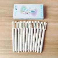 China Creative Hourglass Rotating Neutral Pen ST 0.5mm Writing Student Neutral Pen for sale