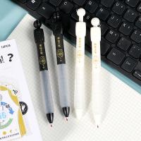 China Creative Astrology Decompression Toy Tool ABCD Dice Gel Pen For Student for sale
