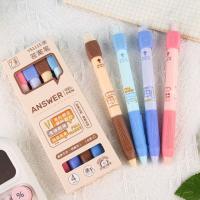China ST Valve Turning Answer Neutral Exam Writing Pen Soft Rubber Sheath Gel Pen for sale