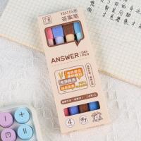 China ST Valve Turning Answer Neutral Exam Writing Pen Soft Rubber Sheath Gel Pen for sale
