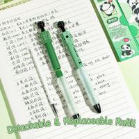 China Creative Panda Rotating Gel Pen 0.5mm ST Tips Soft Grip Neutral Pen for sale