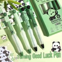 China Creative Panda Rotating Gel Pen 0.5mm ST Tips Soft Grip Neutral Pen for sale
