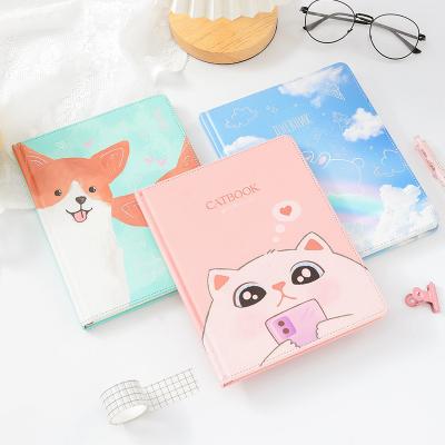 China Cute Cartoon Hardcover Notebook A5 Blank Inside Pages Journal Diary For Students for sale