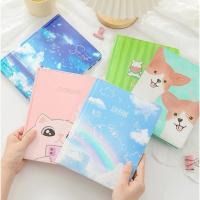 China Cute Cartoon Hardcover Notebook A5 Blank Inside Pages Journal Diary For Students for sale