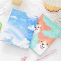 China Cute Cartoon Hardcover Notebook A5 Blank Inside Pages Journal Diary For Students for sale