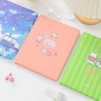 China Cute Cartoon Hardcover Notebook A5 Blank Inside Pages Journal Diary For Students for sale